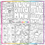 First Day of Back to School Coloring Pages Sheets Printable PDF for ...