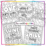Free Printable Kindness Coloring Pages - Lisa Markle Sparkles Clipart ...