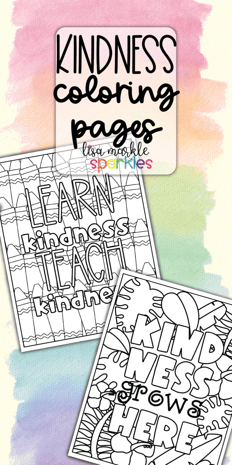 Free Printable Kindness Coloring Pages - Lisa Markle Sparkles Coloring ...