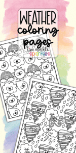 Free Weather Coloring Pages Printable PDF - Lisa Markle Sparkles ...