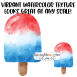 Watercolor Rainbow Popsicle Clipart - Lisa Markle Sparkles Clipart and ...