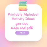 Alphabet Product Ideas You Can Make and Sell on Teachers Pay Teachers ...